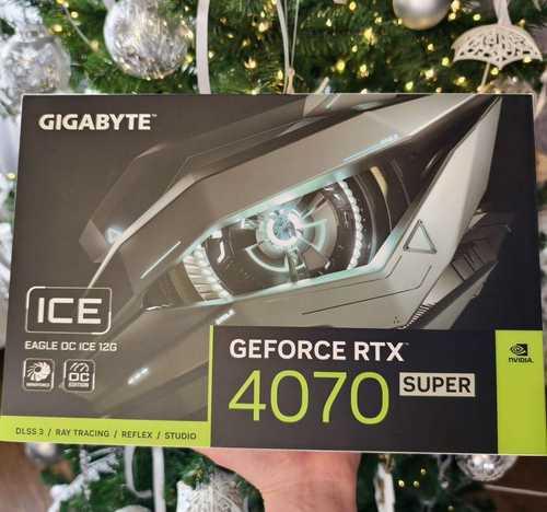 Gigabyte RTX 4070 super eagle OC ICE 12GB (Новая)