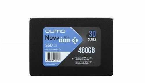 SSD накопитель qumo Novation 3D 480 гб новый