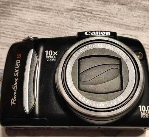 Компактный фотоаппарат canon PowerShot SX120 is