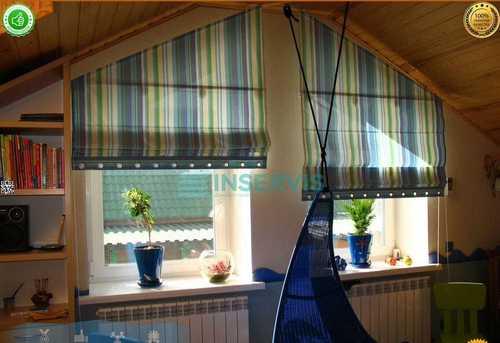 Солнцезащитные рулонные шторы