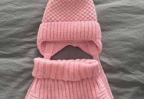 Комплект шапка, шарф