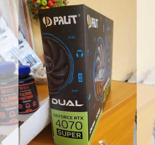 Видеокарта Palit RTX 4070 Super Dual Новая