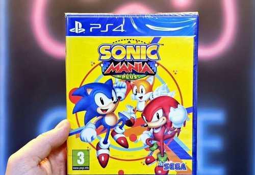 Диск PS4 PS5 Sonic Mania Plus