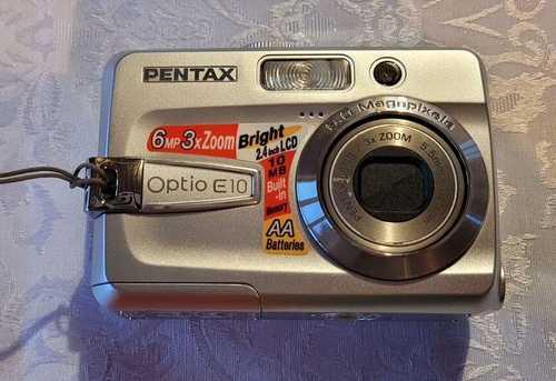 Фотоаппарат Pentax Optio e10