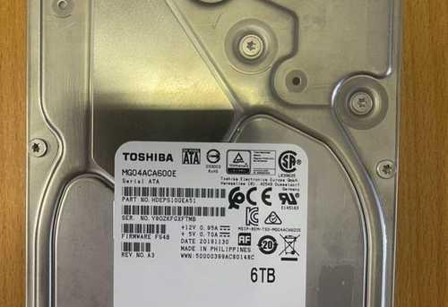 Жесткий диск HDD 6tb (Toshiba), 7200RPM