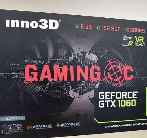 Видеокарта Inno3D GTX 1060 Gaming OC 6GB