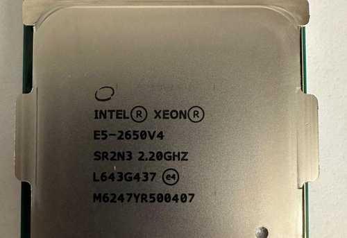 Процессор Xeon E5 2650v4, память ddr4 2133,2666