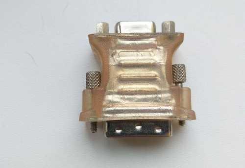 Переходник DVI-A штекер 24+5-pin на VGA 15-pin