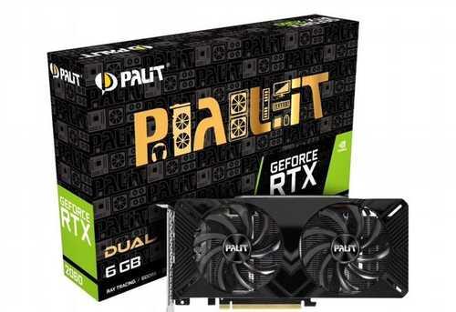 Б/У Видеокарта Palit GeForce RTX2060 Dual NE620600
