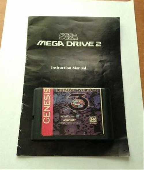 Резерв Инструкция для Sega MD2 90е года + MK3