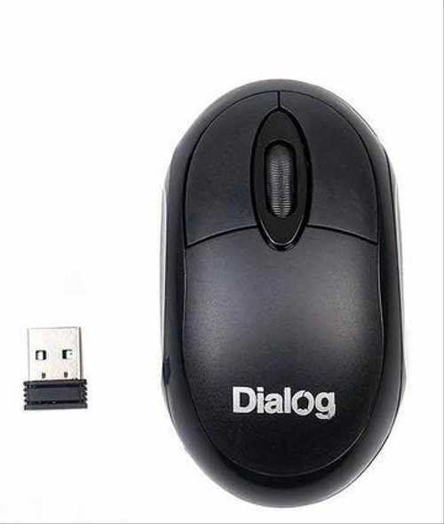 Мышь беспроводная Dialog Comfort mroc-10U, черная