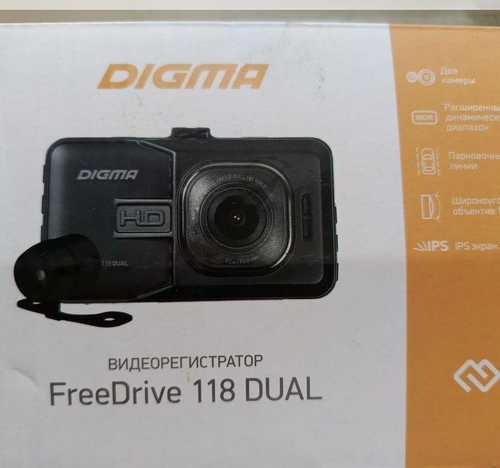 Видеорегистратор Digma FreeDrive 118 dual