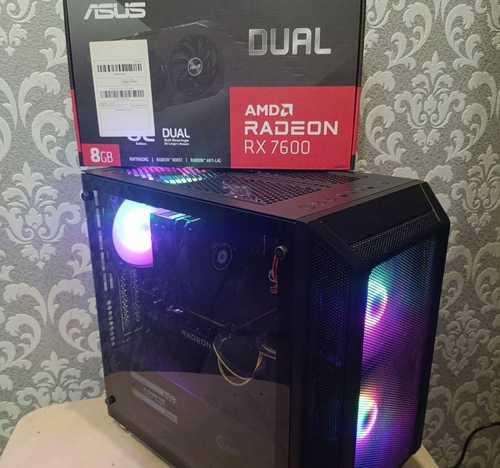 Игровой пк i5 12400f rx7600