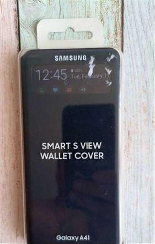 Умный чехол Samsung Smart S View Wallet A41 новый