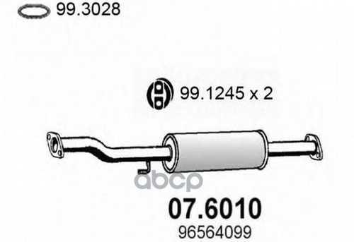 Резонатор глушителя средний daewoo matiz 800 20
