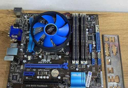 Комплект i7-3770/16Gb/Asus P8Z77-M/Deepcool медь