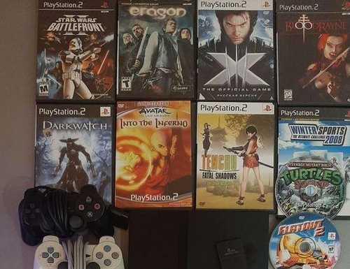 Sony playstation 2 PS2 + много игр