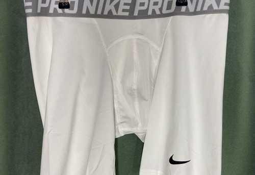 Тайтсы мужские Nike Pro Cool белые