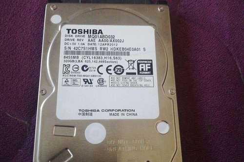 Жесткий диск для ноутбука 320 гб toshiba