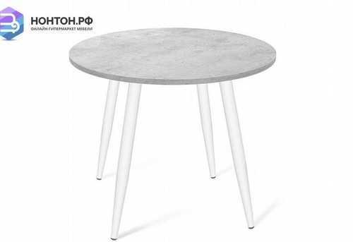 Стол SHT-TU14/TT 90 белый муар / бетон чикаго свет