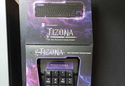 Клавиатура tesoro tizona (red switch) 18 keys