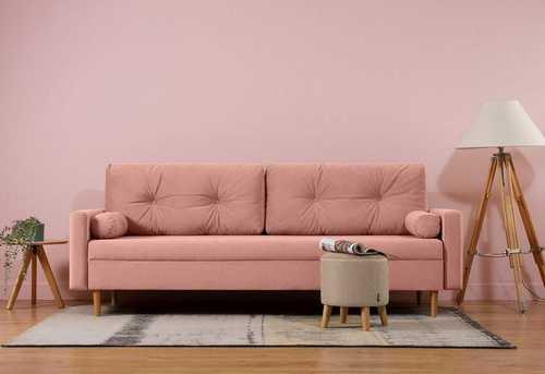 Диван Еврокнижка Новый Нумо Velvet Pink
