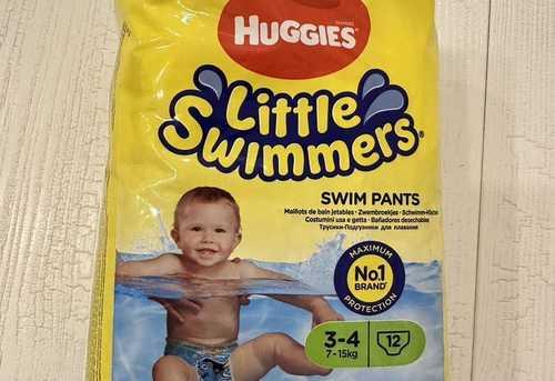 Подгузники huggies little swimmers 3-4