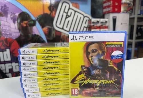 Cyberpunk 2077 ultimate edition ps5 диск (русский)
