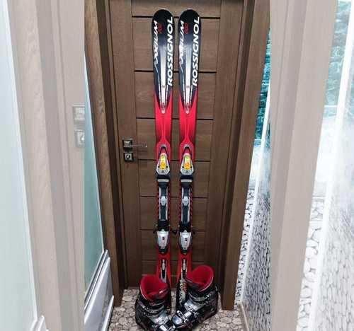 Горные лыжи Rossignol 162 см, комплект