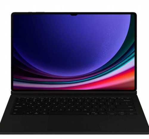 Чехол-клавиатура samsung book cover keyboard with trackpad tab s9 ultra black (русская раскладка)