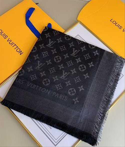 Платок шаль Louis Vuitton с люрексом