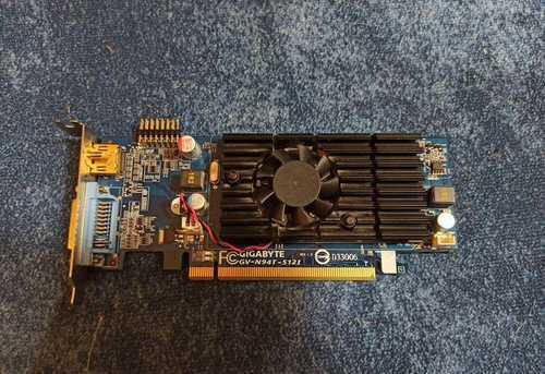 Видеокарта Gigabyte Geforce 9400 gt 512mb (рабочая