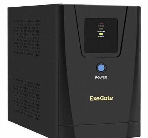 Exegate EX292794RUS ибп ExeGate SpecialPro UNB-1200.LED.AVR.2SH.3C13.USB 1200VA/750W, LED, AVR, 2*Sc