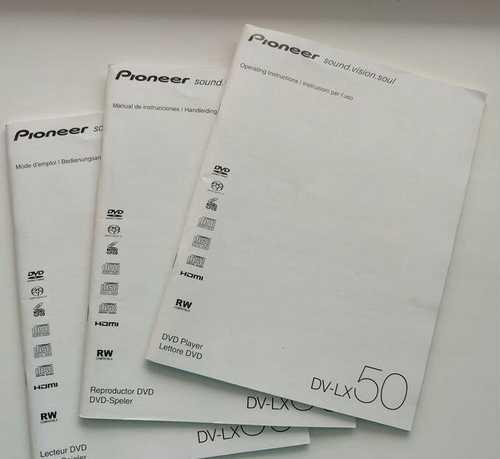 Инструкция к DVD проигрывателю Pioneer dv-lx 50
