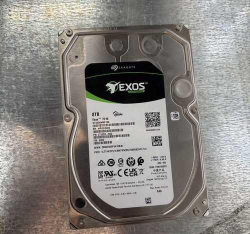 Seagate exos7E10 8tb