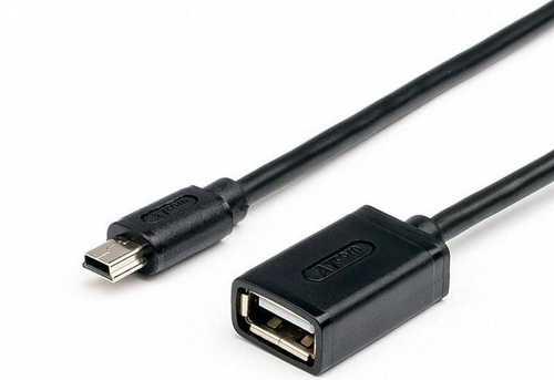 OTG-кабель atcom miniUSB (M) - USB Type A (F) 0.1
