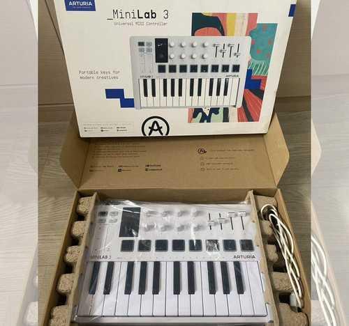 Arturia minilab 3 mk3 midi клавиатура