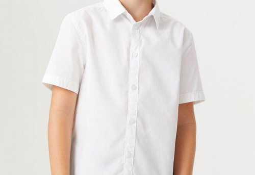 Рубашка белая на мальчика 134