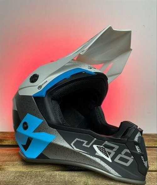 Кроссовый шлем just1 J38 Blue