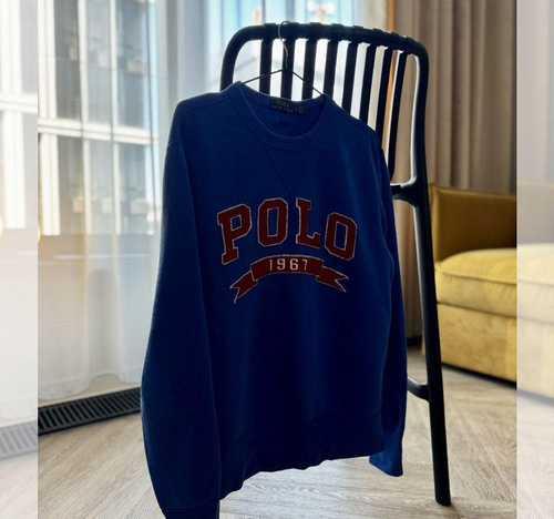 Свитшот Polo Ralph Lauren синий, S