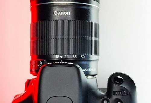Фотоаппарат Canon 600d 18-135mm kit 13к пробег