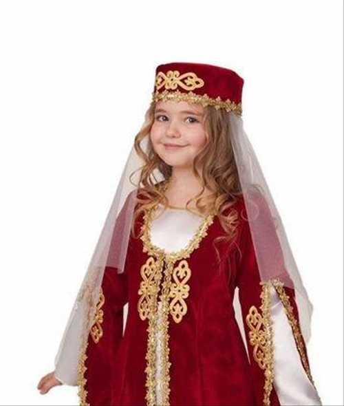 Кавказская девочка национальный костюм 112-128