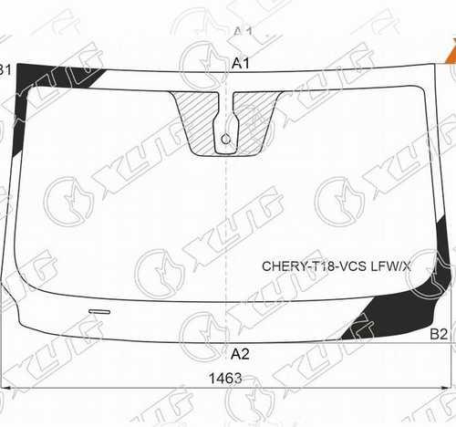 Стекло лобовое (датчик дождя) chery tiggo 4 17-23 / tiggo 4 PRO 20- / tiggo 7 PRO 19- / tiggo 8 19-2