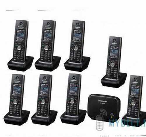 Voip-телефон Panasonic KX-TGP600RU (8 трубок в комплекте)