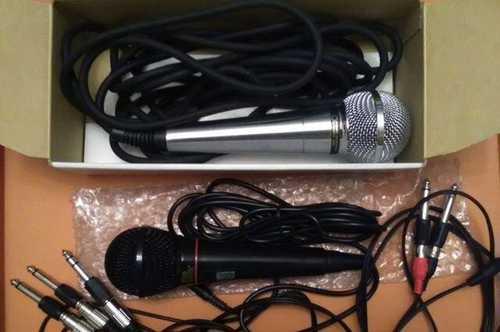 Микрофон для караоке 400/600 Ом + кабели/переходн