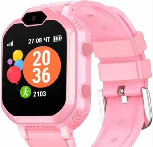 Geozon Детские умные часы 4G Б/У розовый (Розовый)