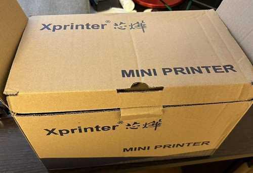 Xprinter xp 365b мини принтер