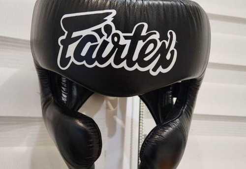 Боксерский шлем Fairtex HG13 extra vision