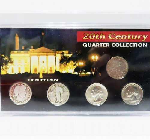 Монеты США 20th Century "Quarter Collection"Квотер