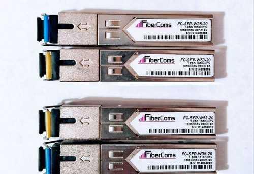 SFP модуль FiberComs пара 1310/1550